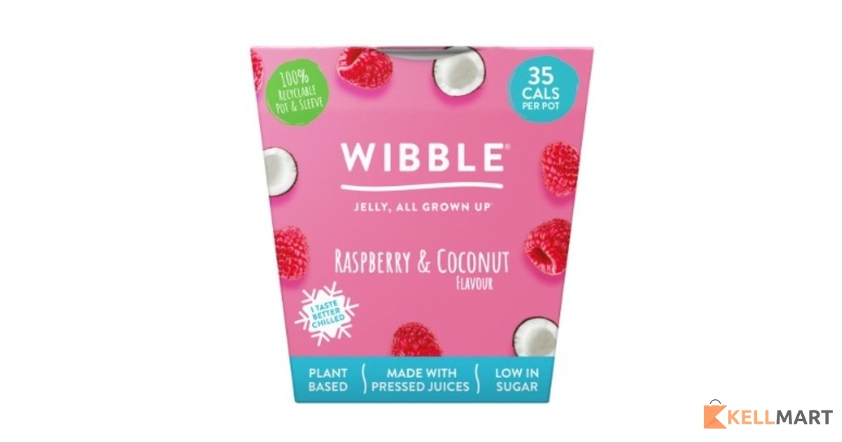 Kellmart.com - Wibble Raspberry & Coconut Jelly 150g (5060666570014)